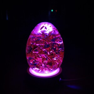 Color Changing Resin Dragon Egg Nightlight - Etsy