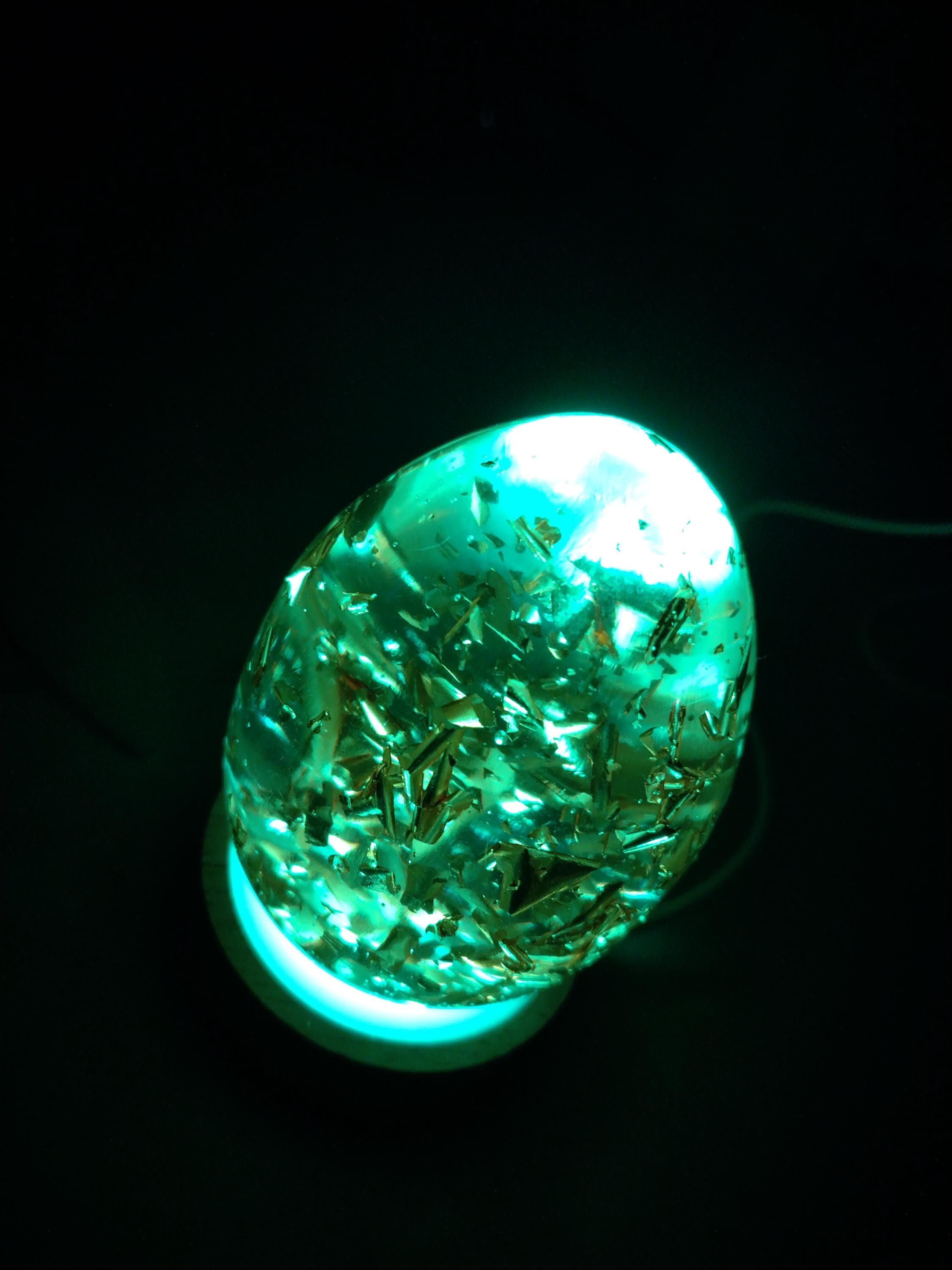 Color Changing Resin Dragon Egg Nightlight - Etsy