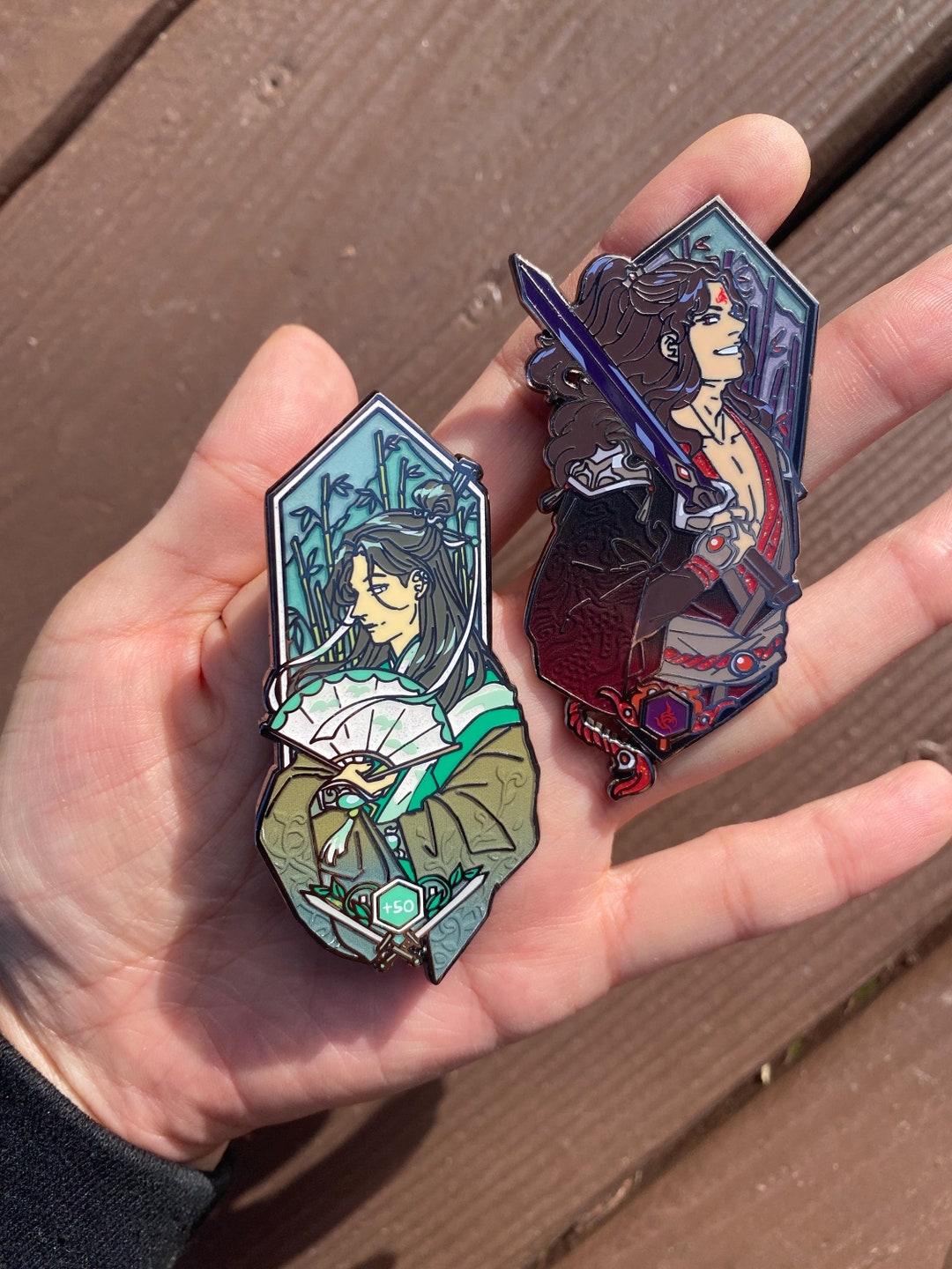 Bamboo Demon BN Pins - Etsy