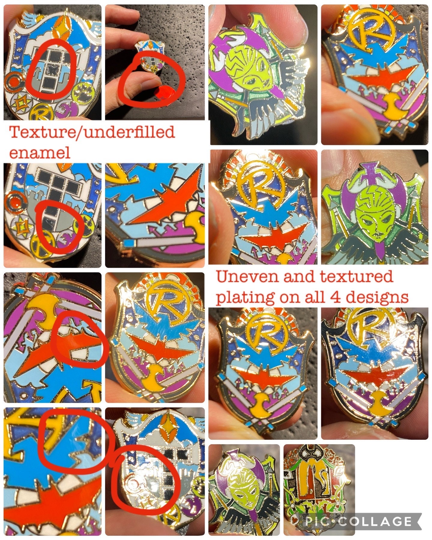 Mini Comic Badge Pins - Etsy