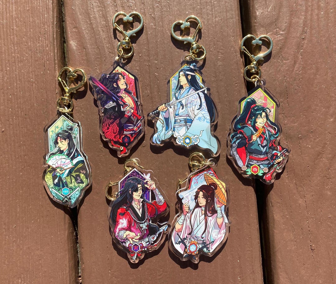 Xianxia Layered Acrylic Keychains - Etsy