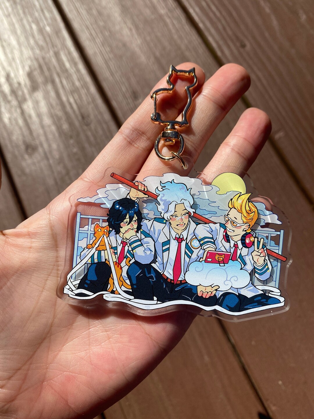 Teenage Dumbigos Layered Acrylic Keychains - Etsy