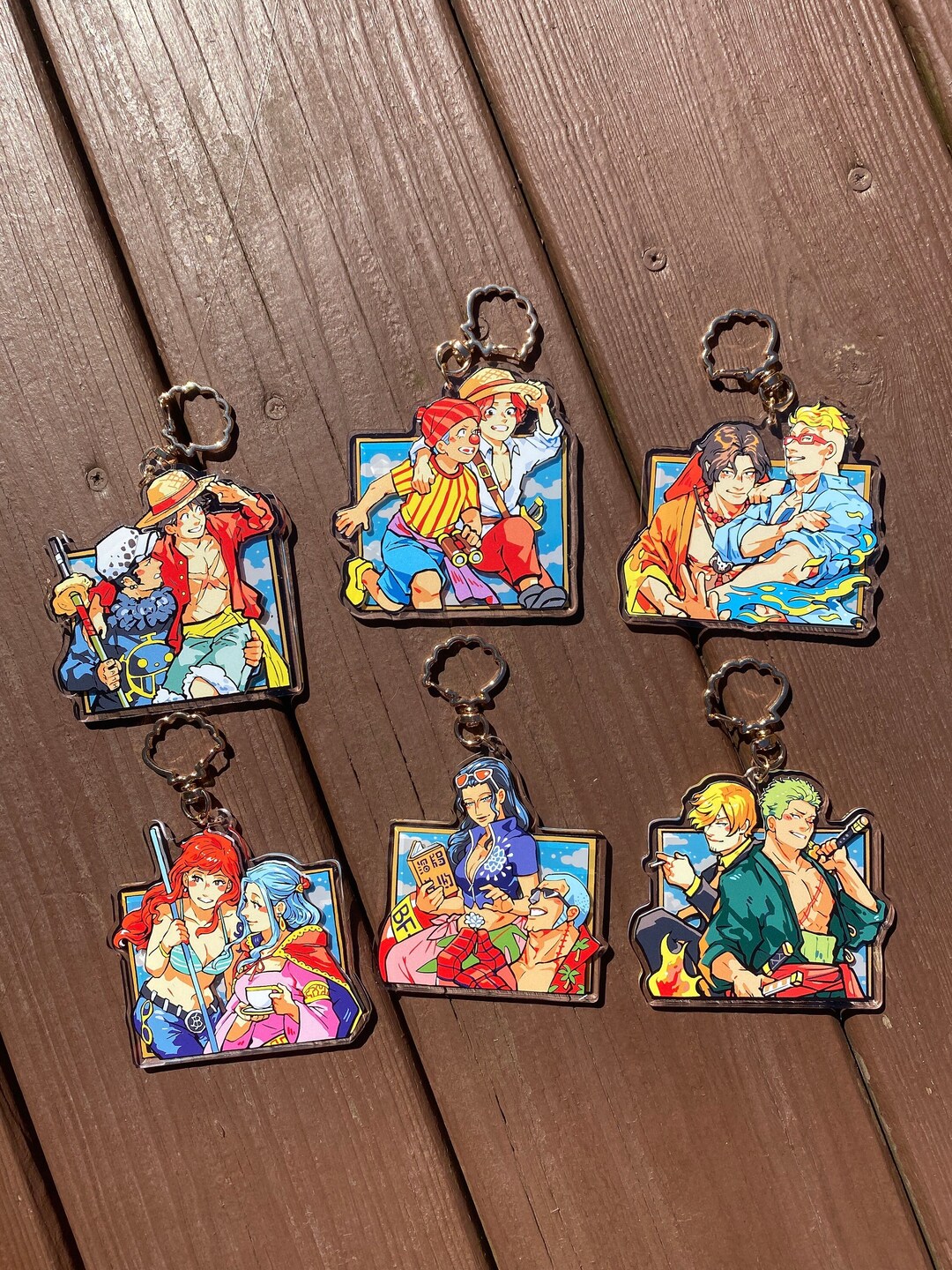 Pirate Layered Acrylic Keychains - Etsy
