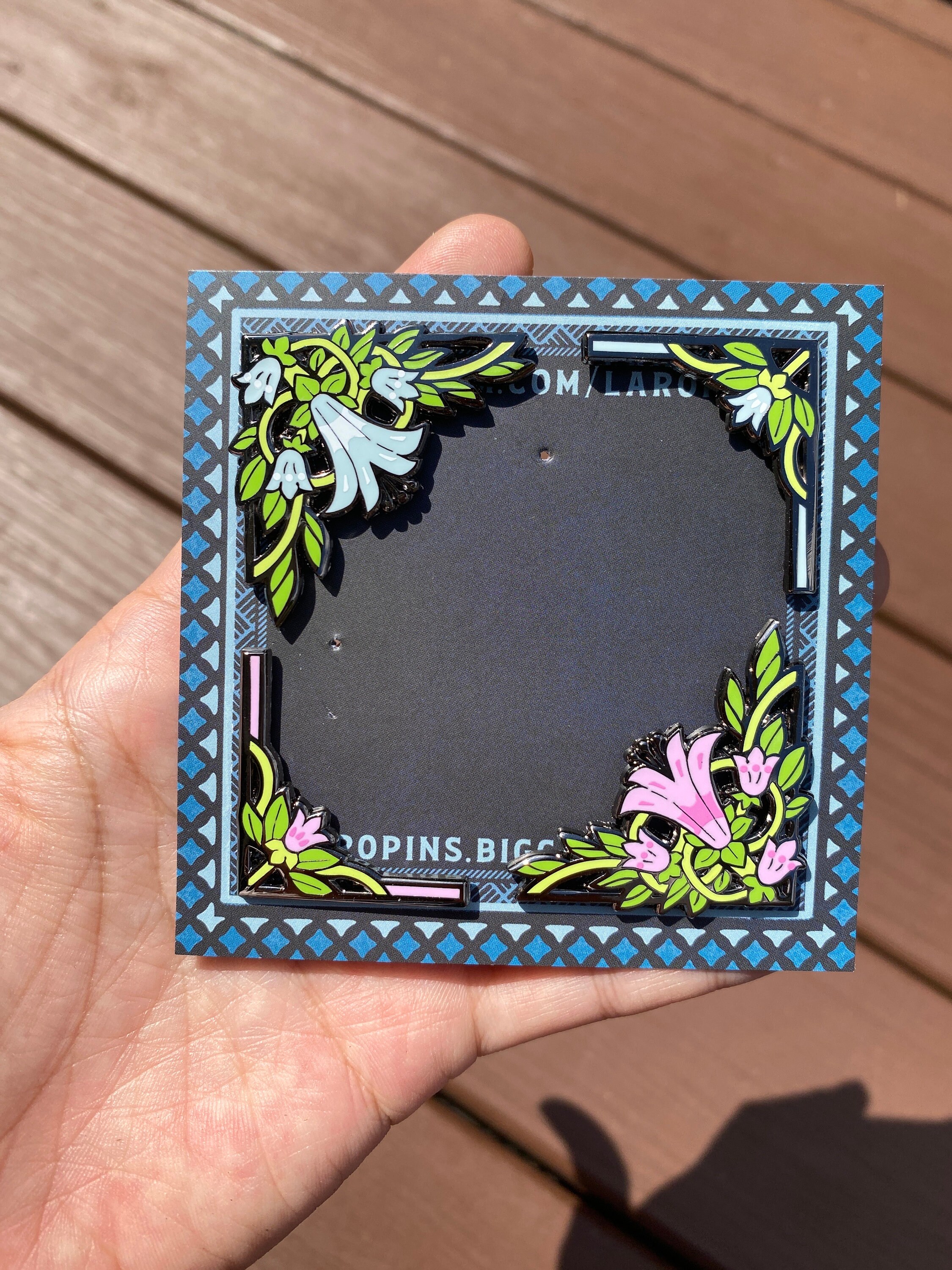 Lily Corner Enamel Pins - Etsy