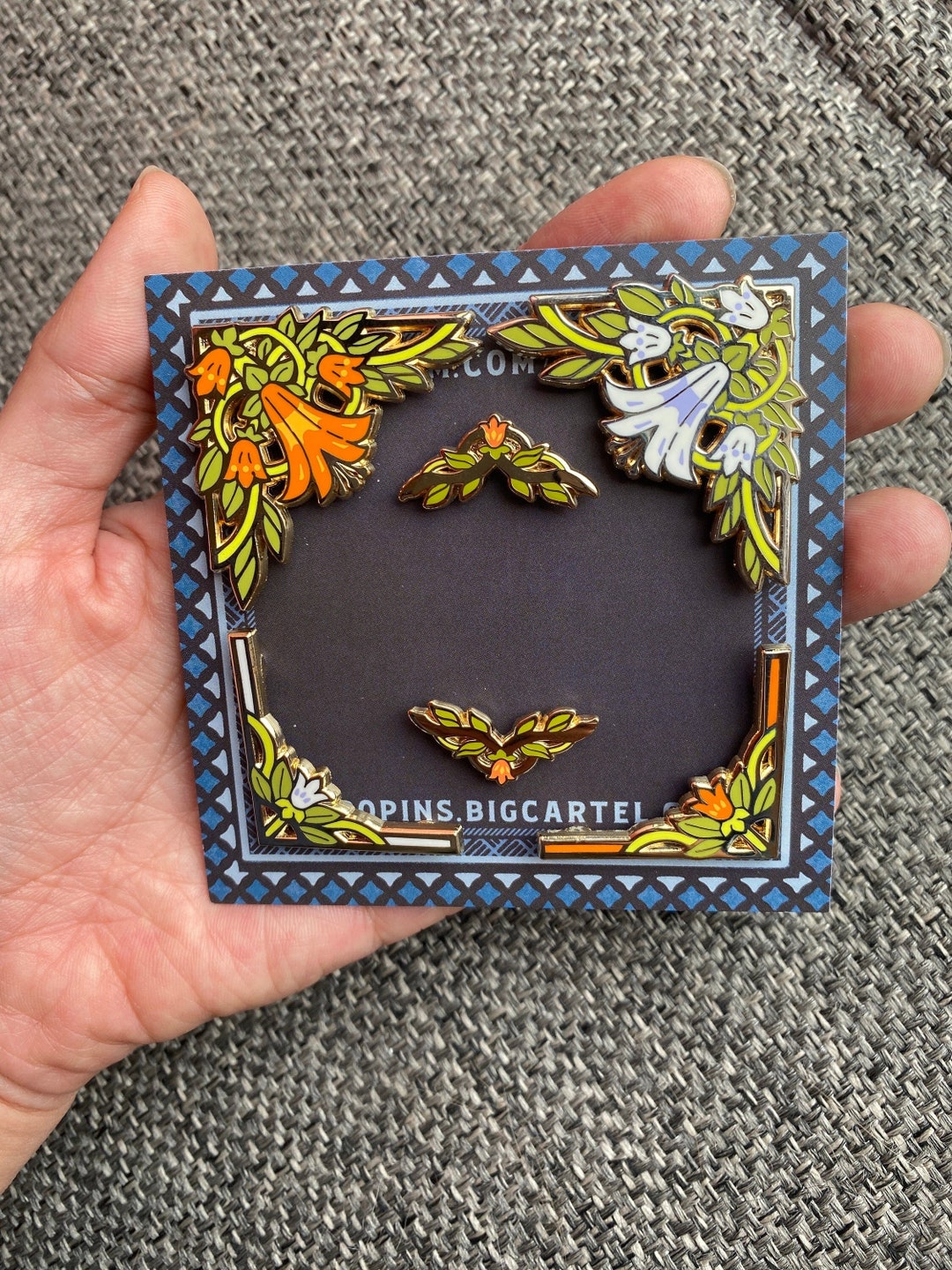 Lily Corner Enamel Pins - Etsy