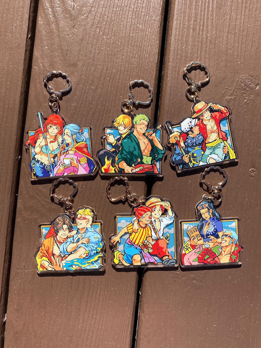 Pirate Layered Acrylic Keychains - Etsy