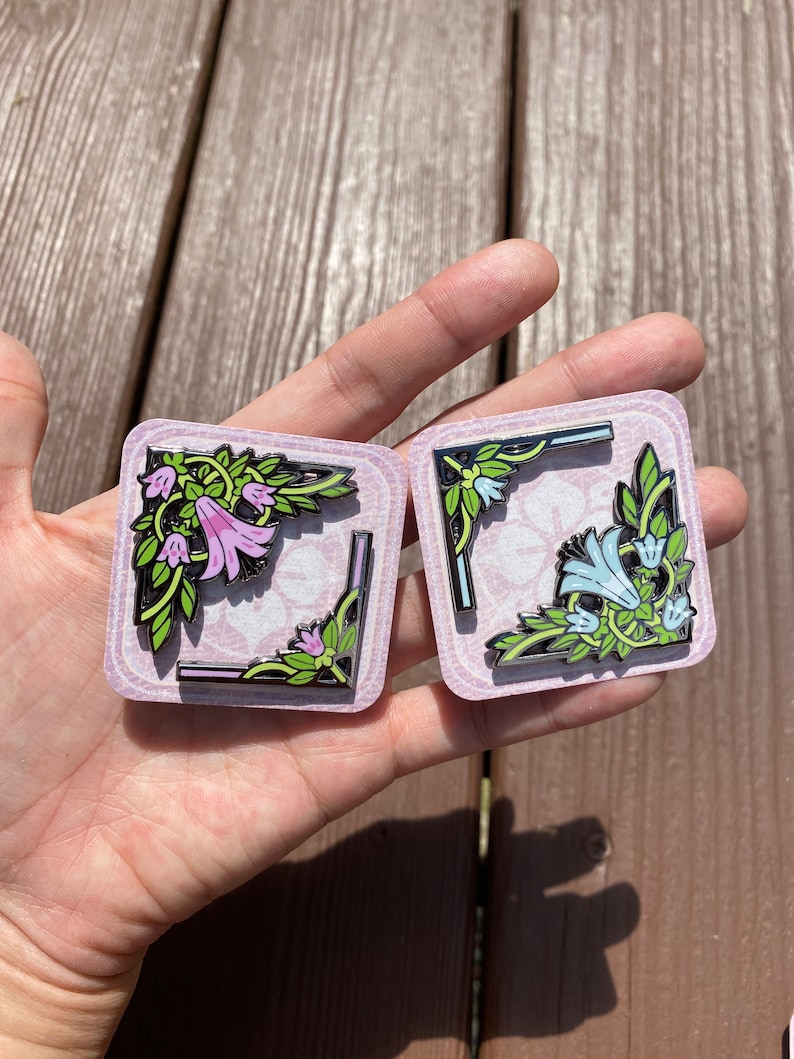 Lily Corner Enamel Pins - Etsy