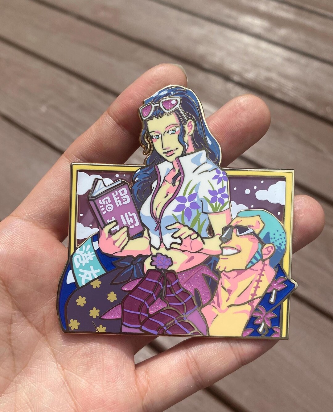 Gold Mechaflower Duo Pin - Etsy