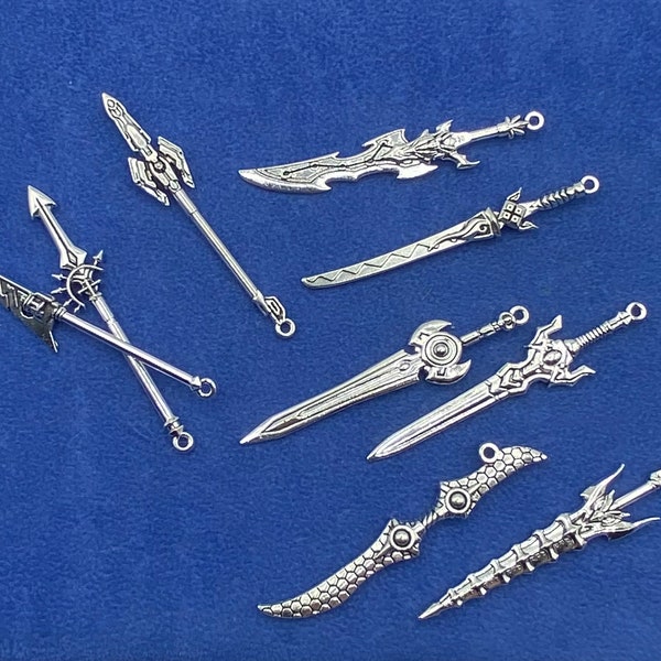 Silver Weapons - Etsy