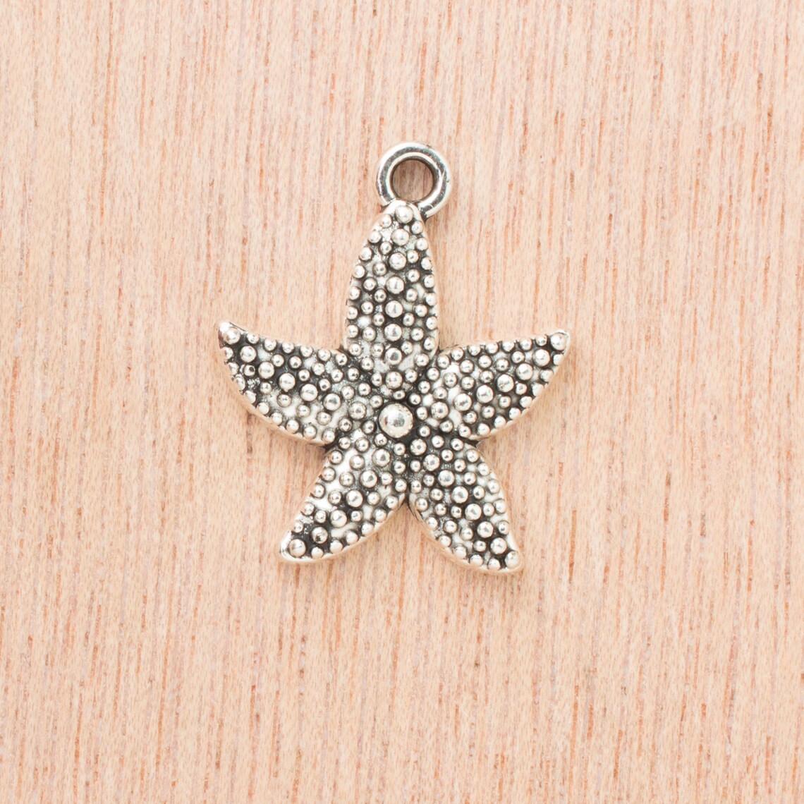 Silver Starfish Charm Set of Ten | Etsy