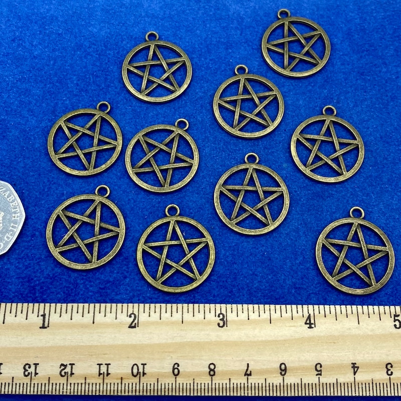 Pentacle Charm - Etsy
