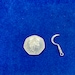 Small Silver Sickle Fantasy Weapon or Tool Charms and Pendants ~ Set of ...