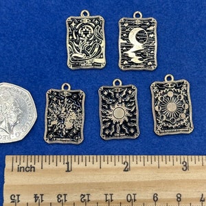 Gold and Black Traditional Tarot Card Fortune Telling Set Charm ...