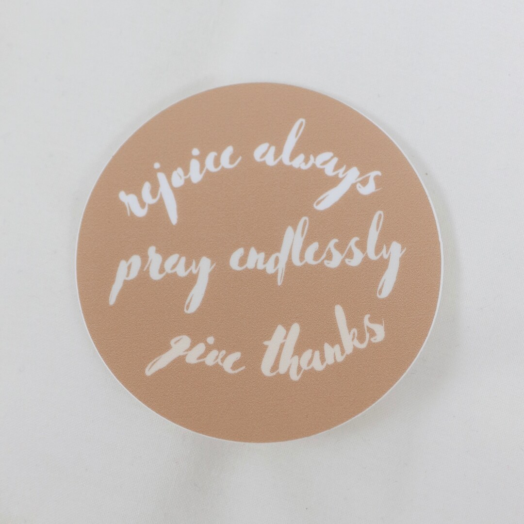 Rejoice Always Sticker | Bible Verse Sticker | Christian Women Gifts ...