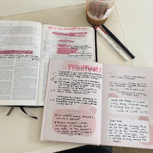 Christian Journals 2-pack Church Notes and Bible Study Journal Sermon ...