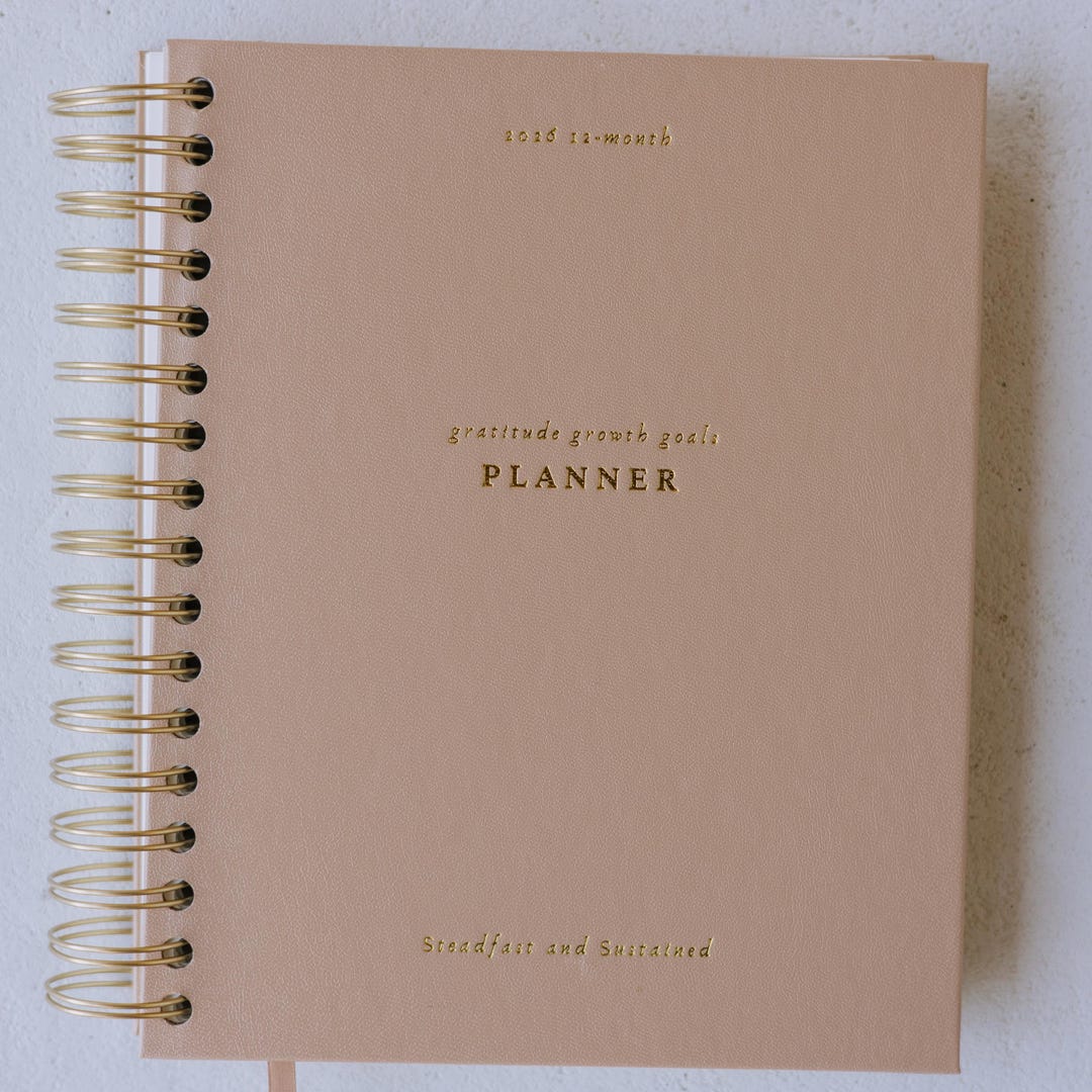 2026 Yearly Faith, Goals, and Gratitude Planner - Prayer Journaling ...