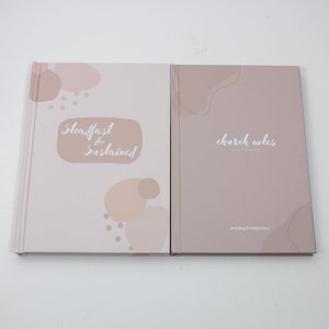 Christian Journals 2-pack Church Notes and Bible Study Journal Sermon ...