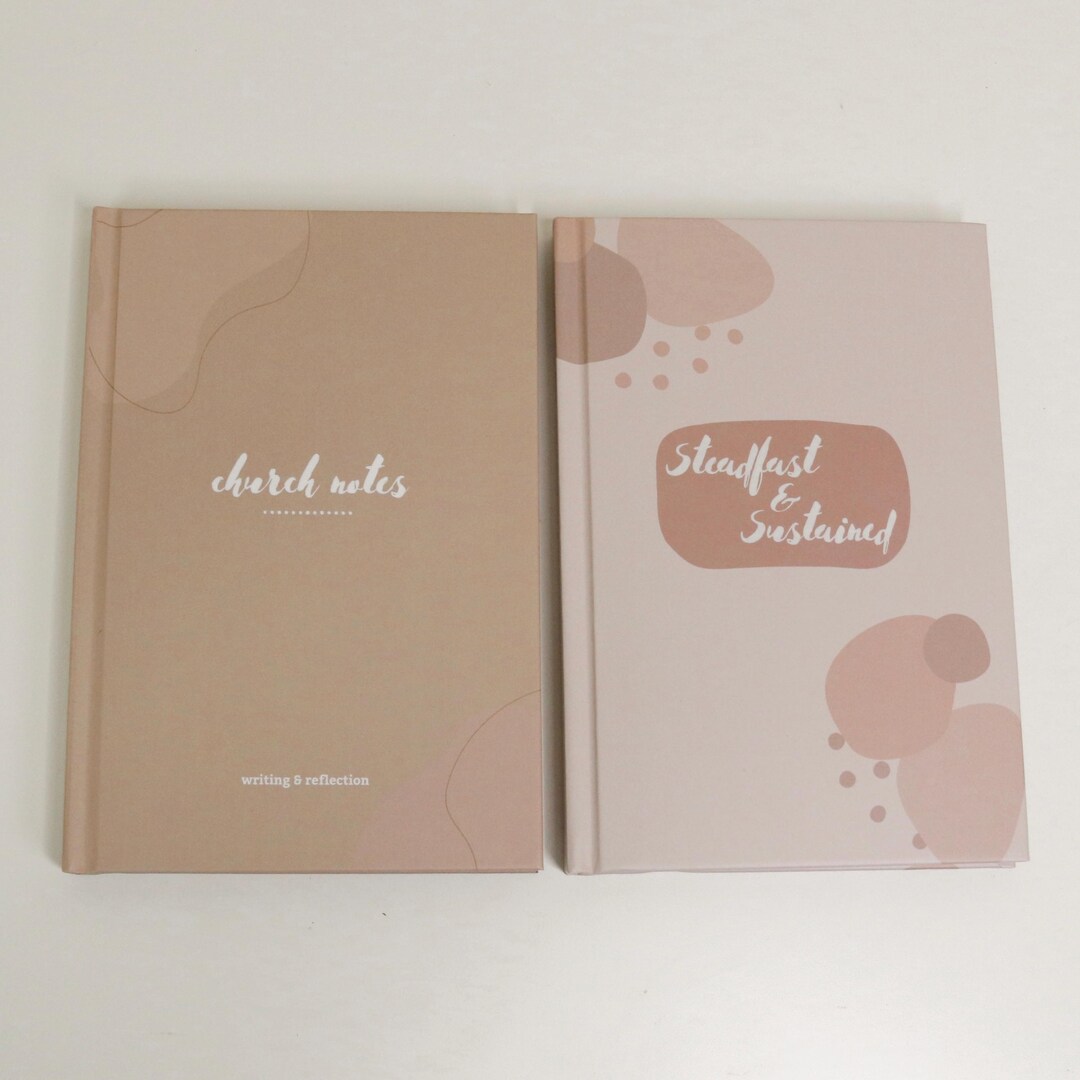 Christian Journals 2-pack | Church Notes and Bible Study Journal ...
