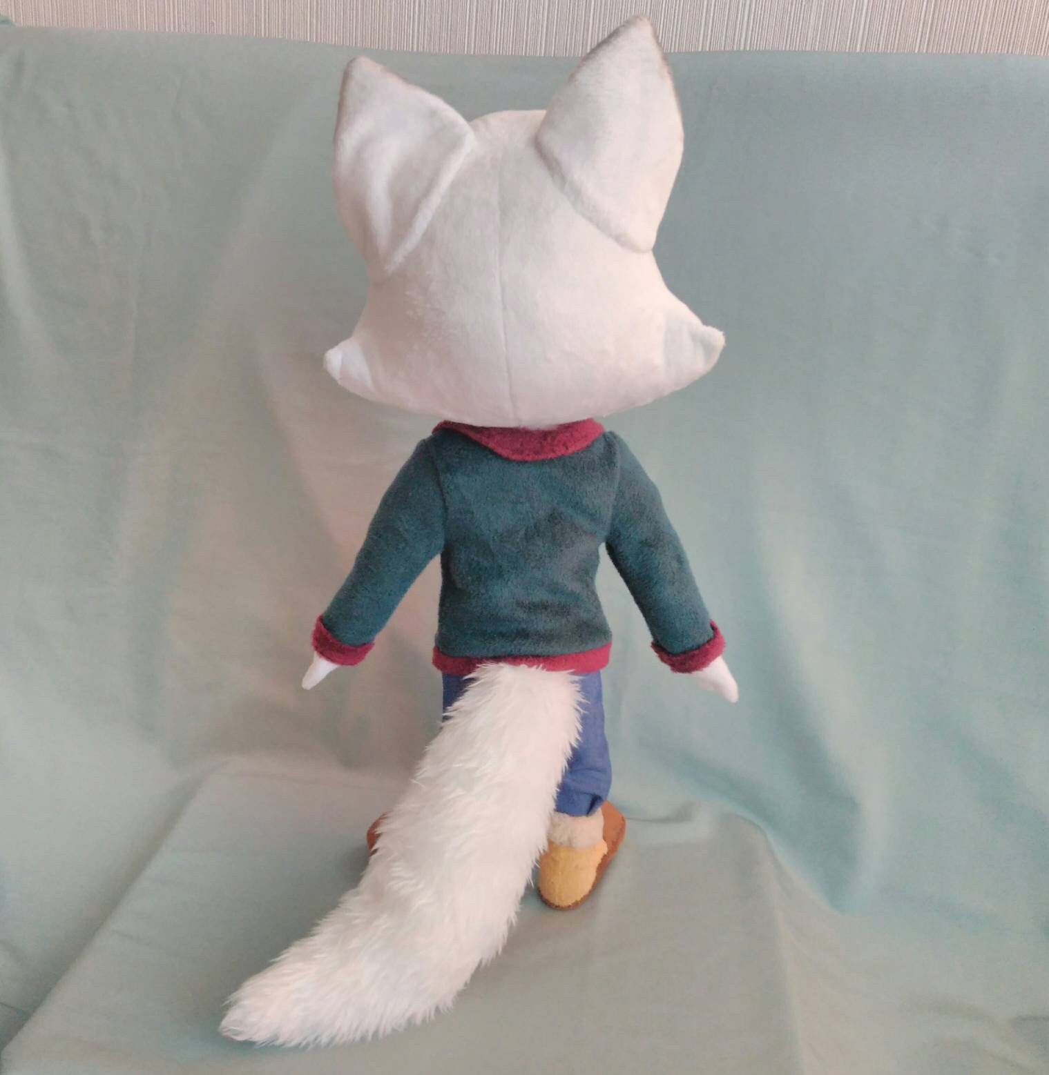 Custom a plush Swift fox dog toy stuffed animal by drawing | Etsy
