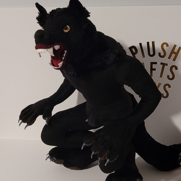 Realistic Wolf Plush - Etsy