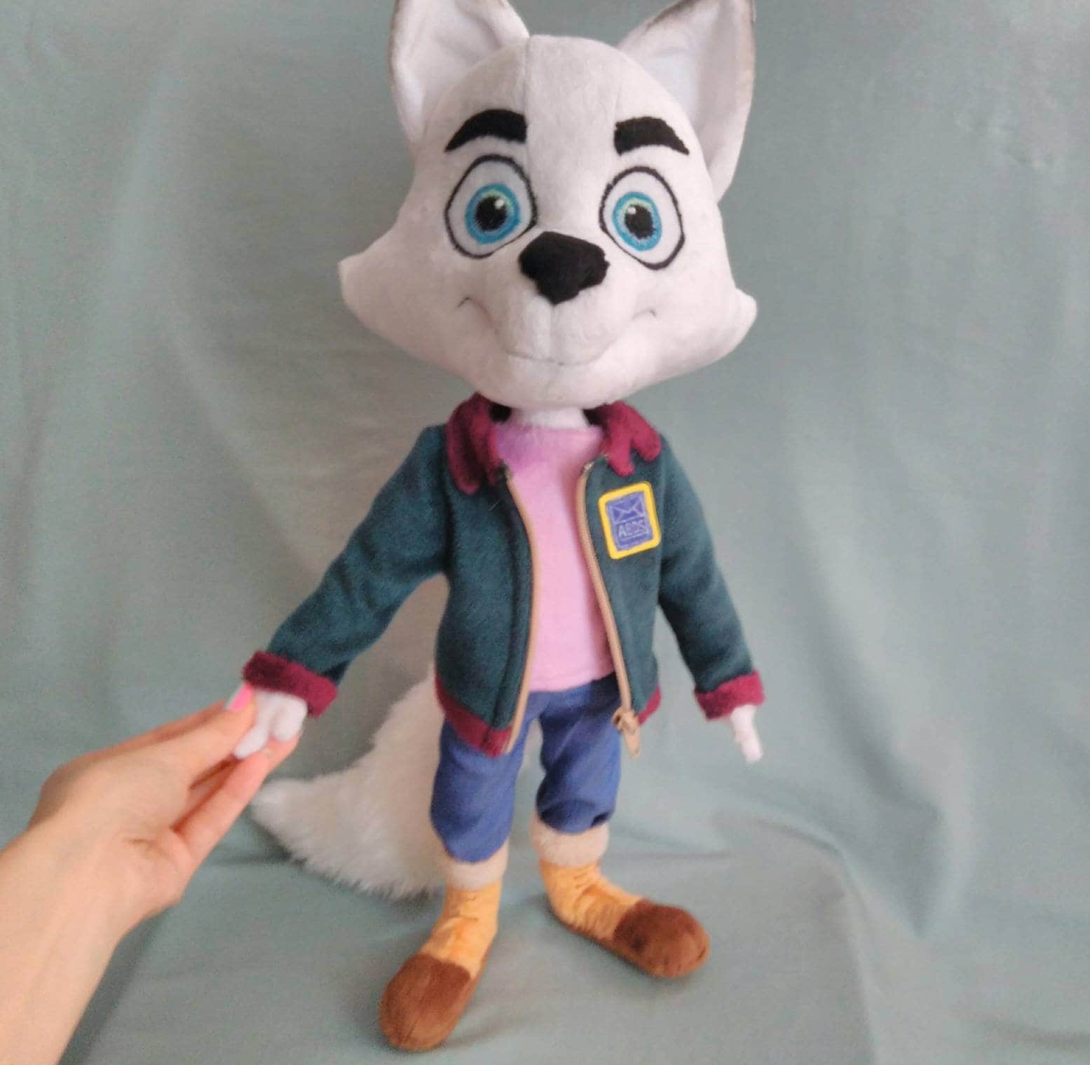 Custom a plush Swift fox dog toy stuffed animal by drawing | Etsy