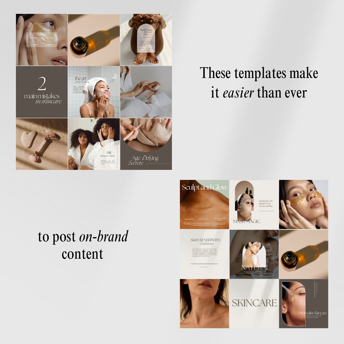 Skincare Social Media Templates Esthetician Instagram Dermatologist ...