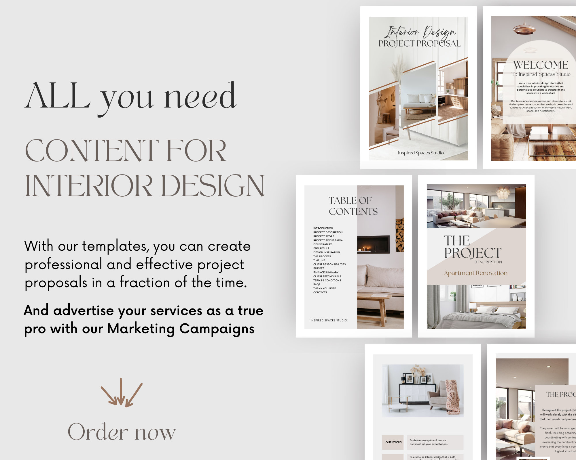 Interior Design Bundle Project Proposal Marketing Campaigns for ...