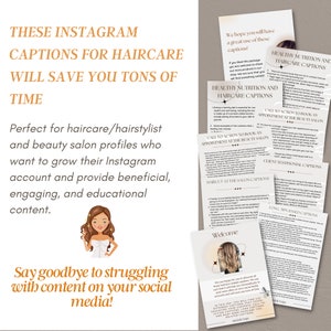 Haircare Captions Hairstylist Social Media Content Beauty Salon ...