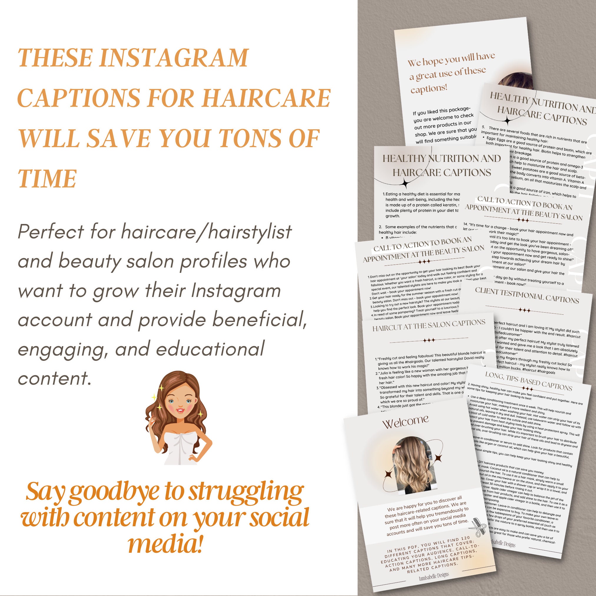 Haircare Captions Hairstylist Social Media Content Beauty Salon ...