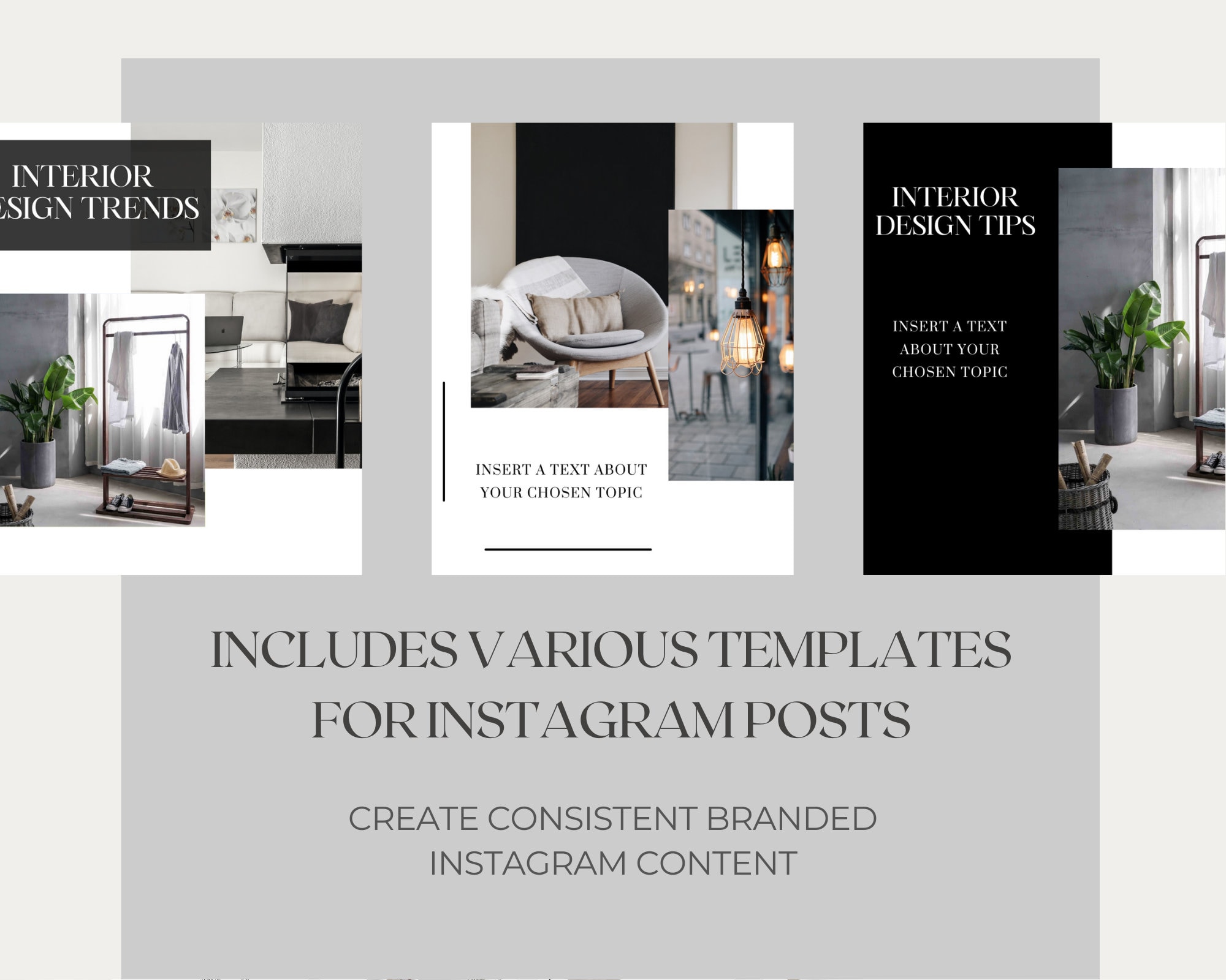 40 Interior Design Instagram Templates. Instagram Post - Etsy