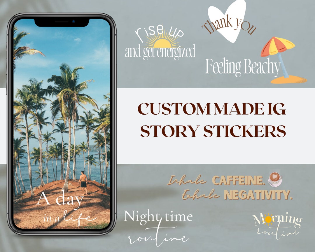 Customized IG Story Stickers, Branded IG Stickers, Instagram Branding ...