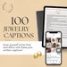 100 Jewelry Captions, Jewelry Social Media Content, Accessories Shop ...