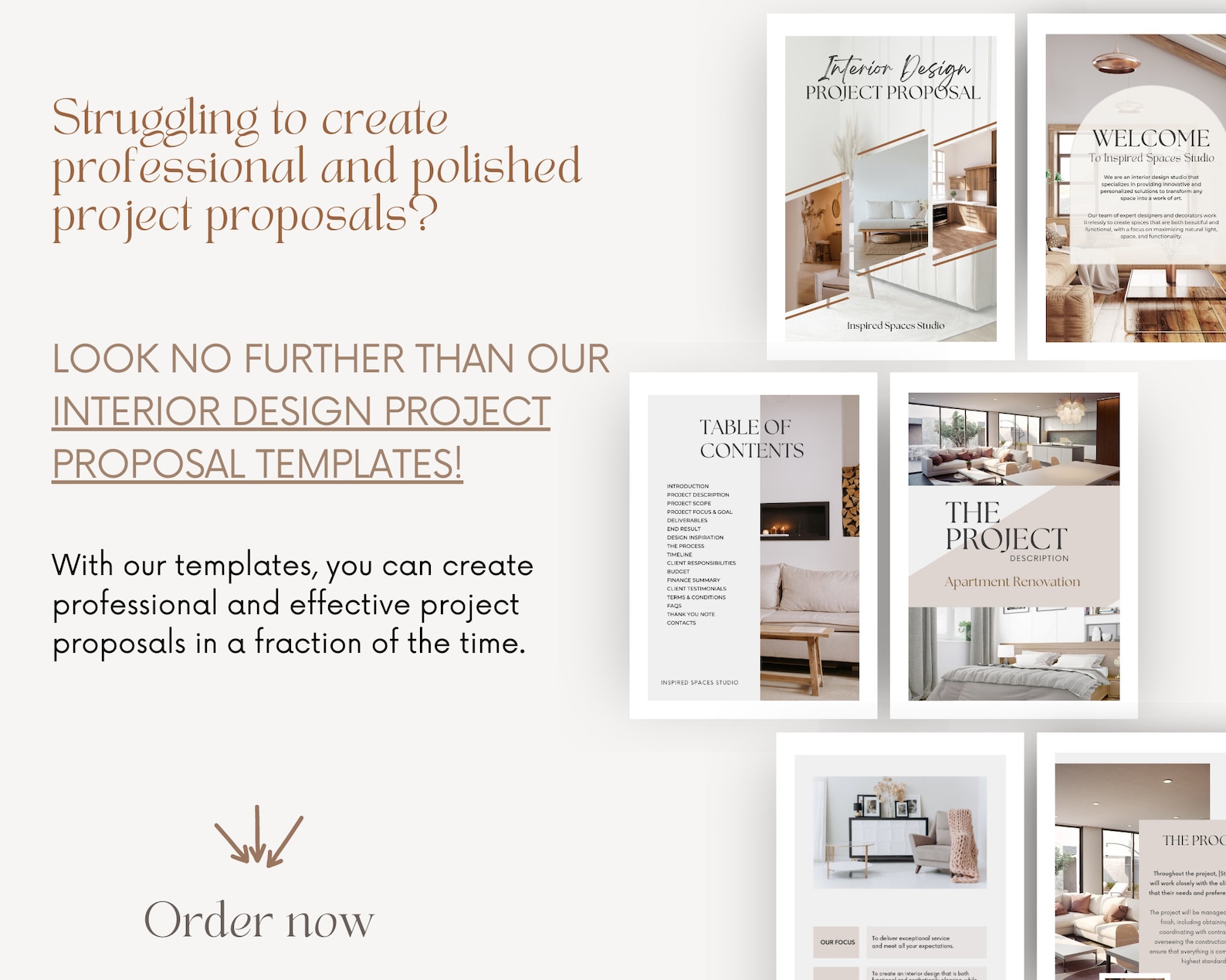 Interior Design Project Proposal Client Project Editable Canva ...