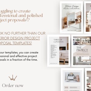 Interior Design Project Proposal Client Project Editable Canva ...