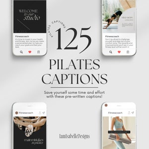 Pilates Instagram Captions Pilates Social Media Content Pilates Coach ...