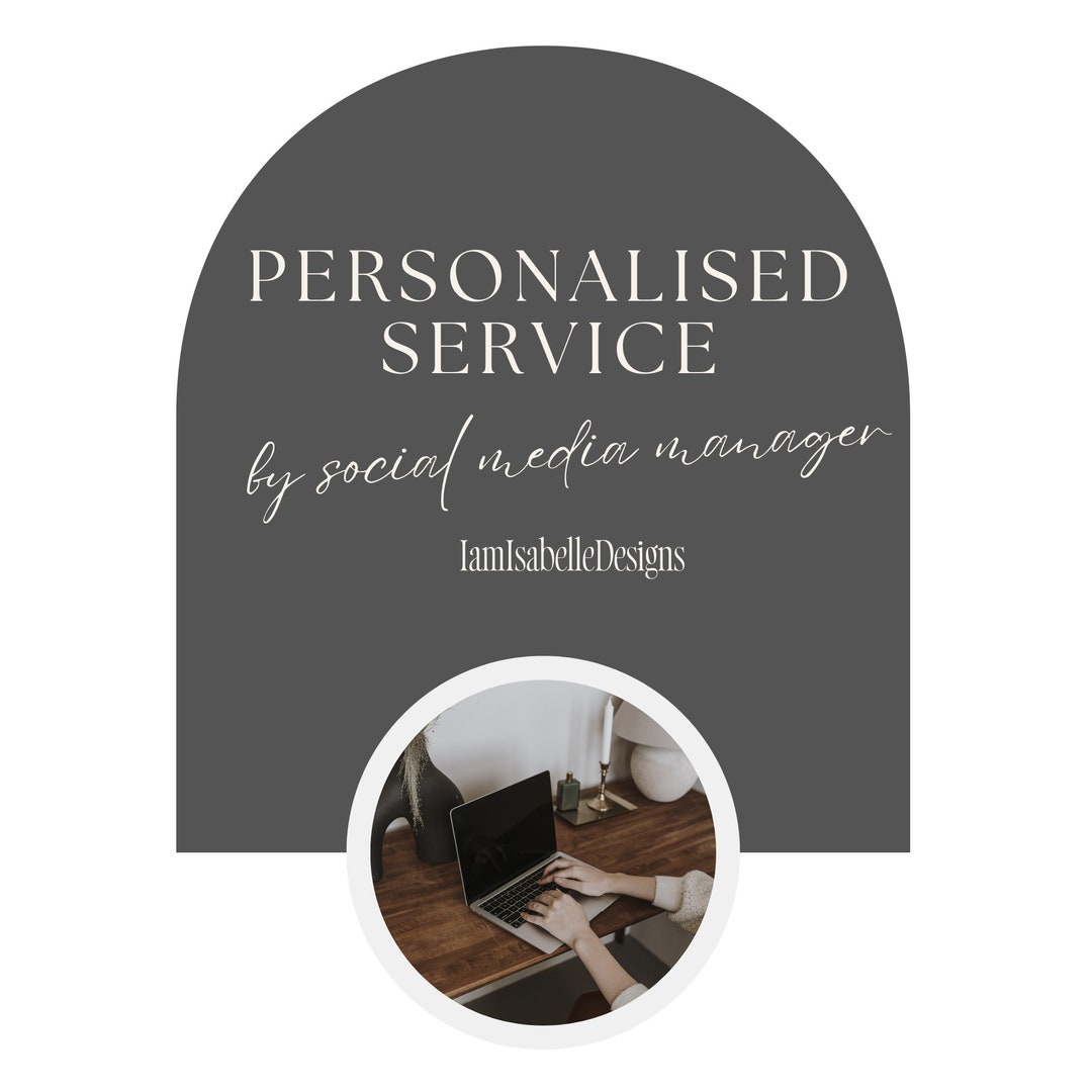Personalized Digital Download Service Social Media Management Graphic ...