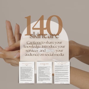 Skincare Captions Esthetician Social Media Content Beauty Salon ...