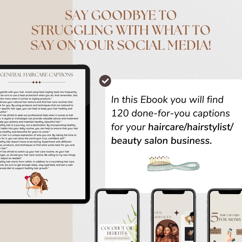 Haircare Captions Hairstylist Social Media Content Beauty Salon ...