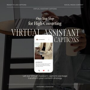 Virtual Assistant Social Media Captions VA Instagram Content Pre ...