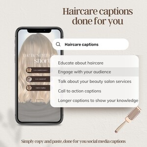 Haircare Captions Hairstylist Social Media Content Beauty Salon ...