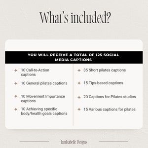 Pilates Instagram Captions Pilates Social Media Content Pilates Coach ...