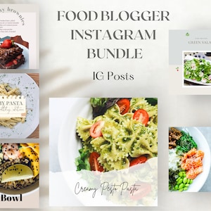 30 Instagram Recipe Templates. Recipes. Healthy Eating. Foodie Canva ...
