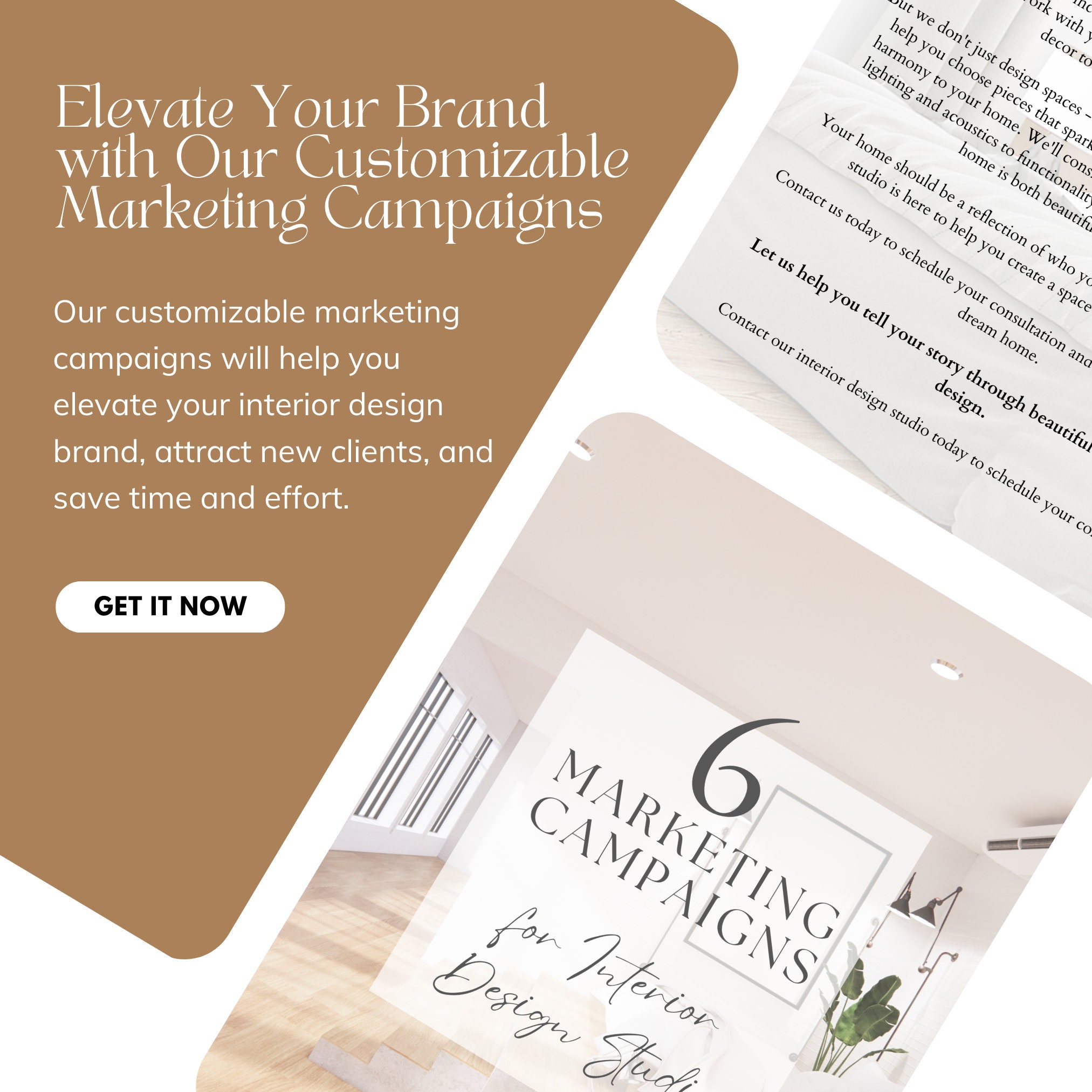 Interior Design Marketing Campaign Templates for Interior Designer ...