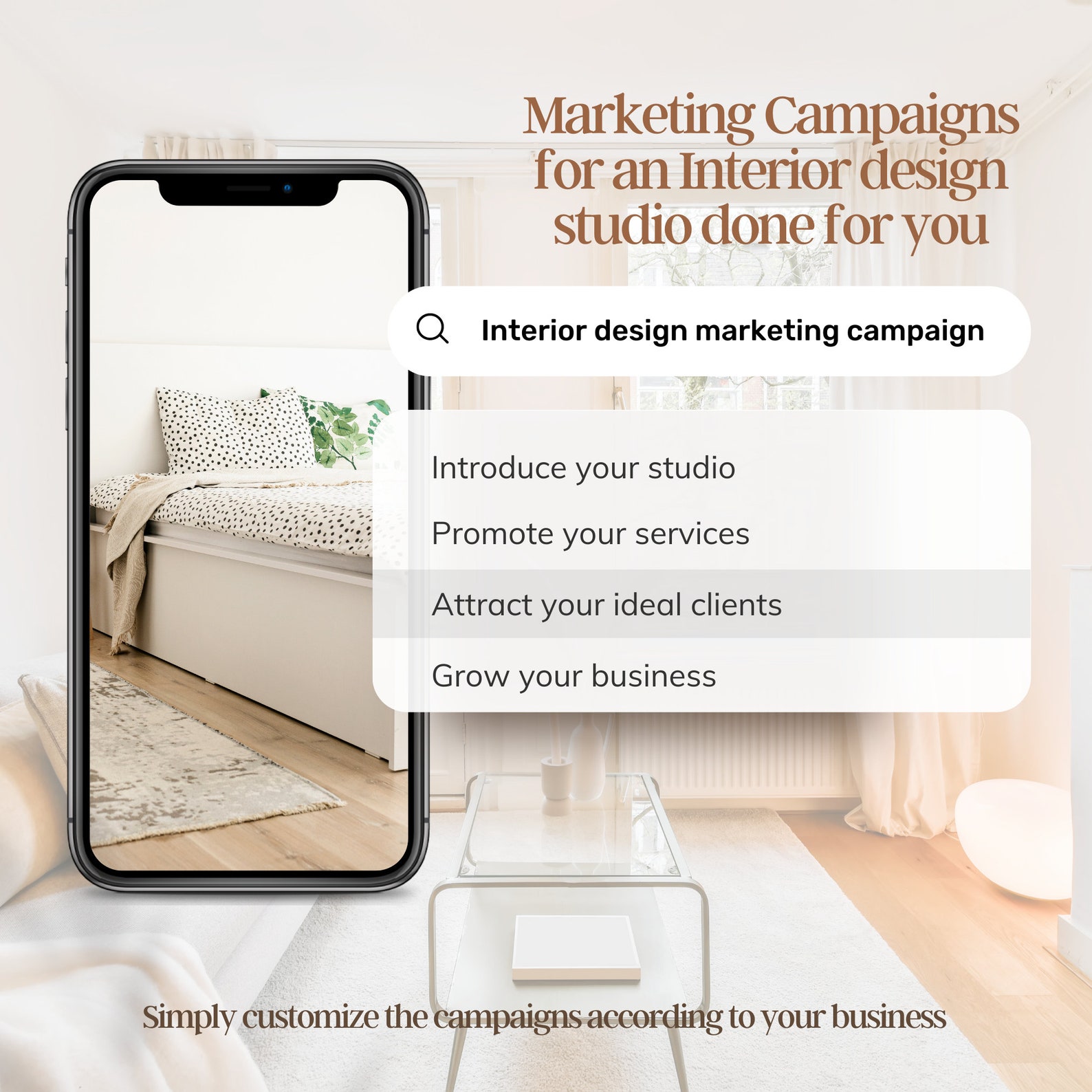 Interior Design Marketing Campaign Templates for Interior Designer ...