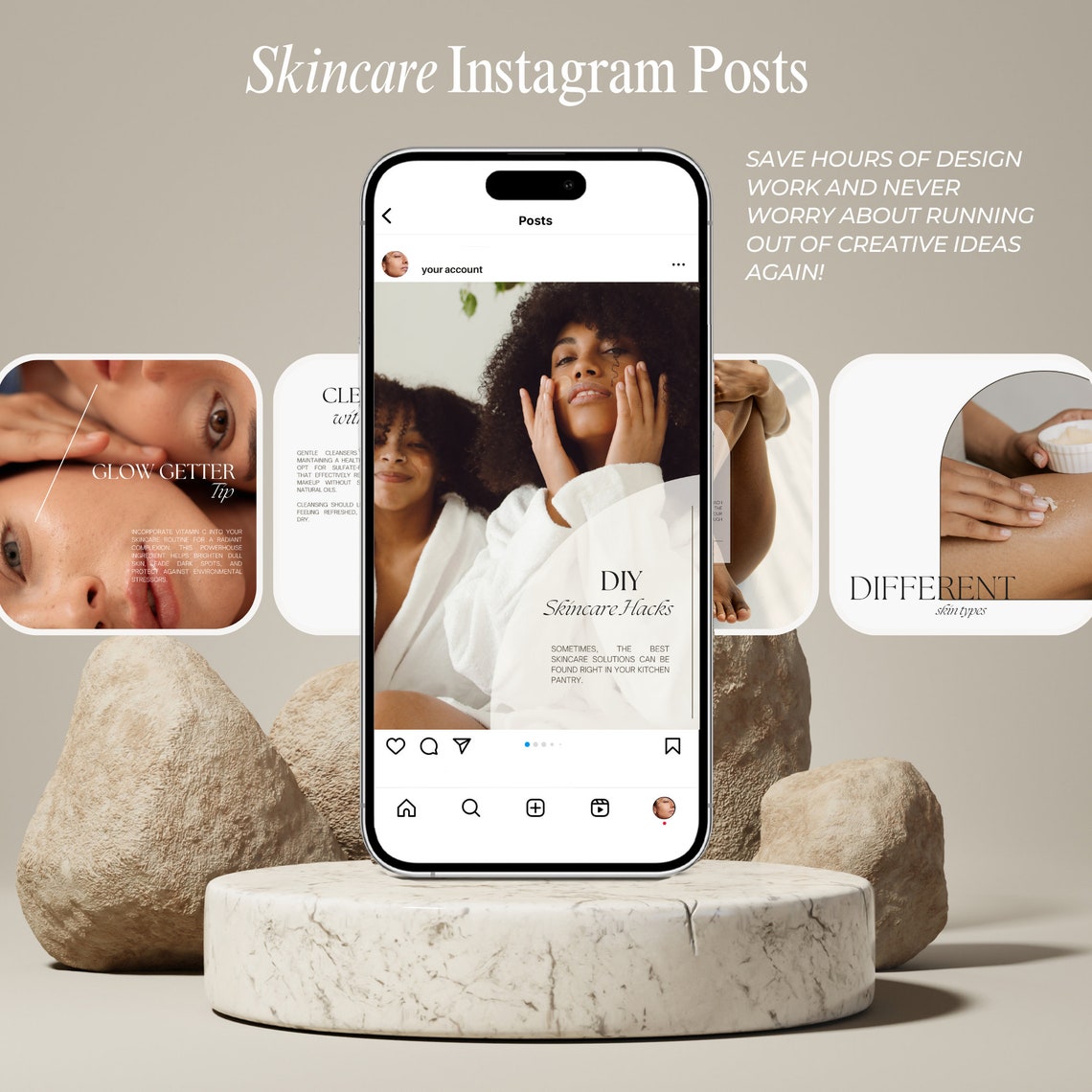 Skincare Social Media Templates Esthetician Instagram Dermatologist ...