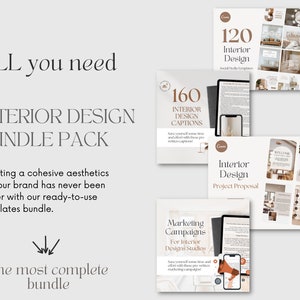 Interior Design Content Bundle Interior Design Studio Captions ...