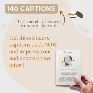 Skincare Captions Esthetician Social Media Content Beauty - Etsy