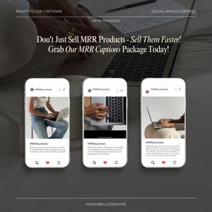 MRR Done for You Captions for Social Media Master Resell Rights ...