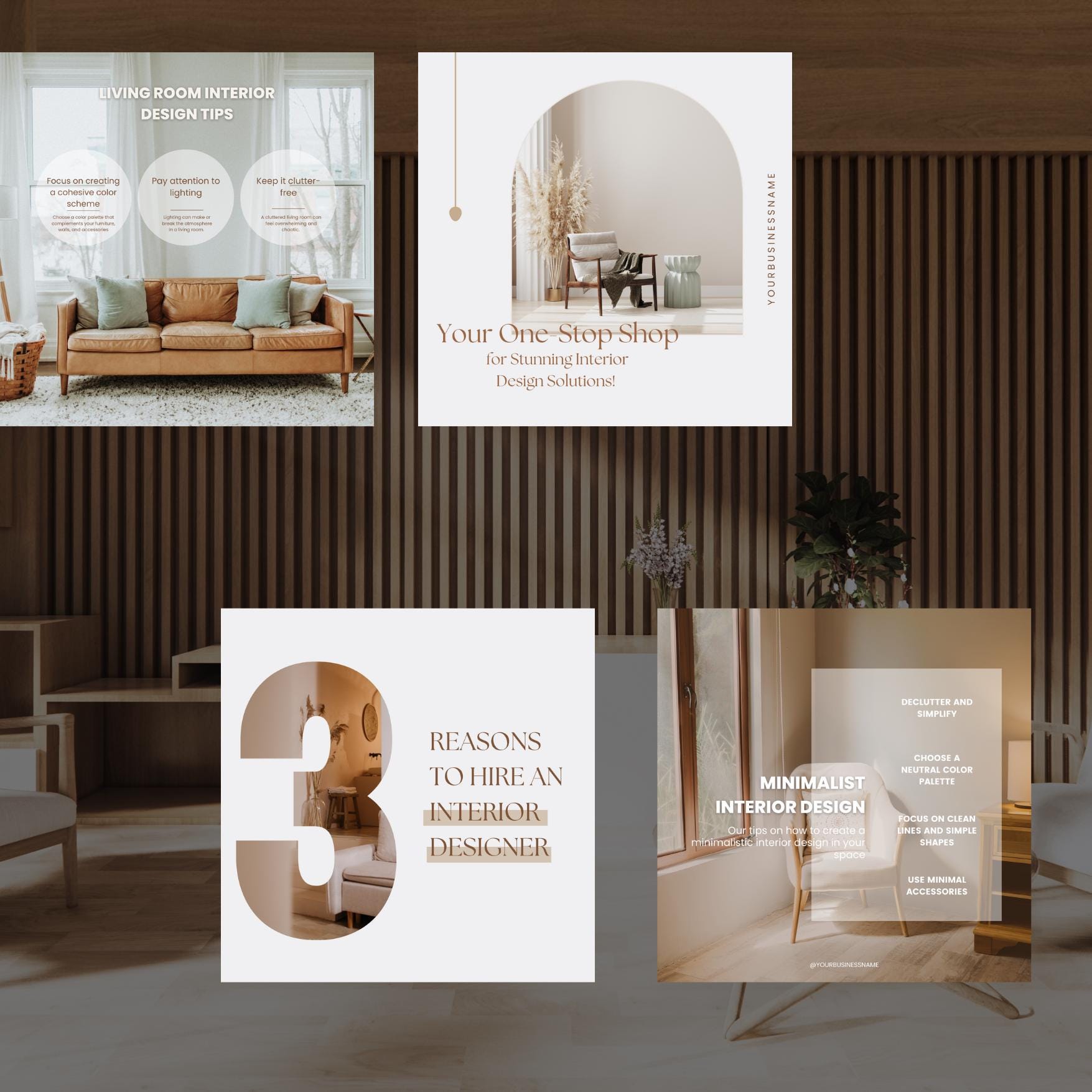 Interior Design Instagram Templates Interior Designer Social Media ...