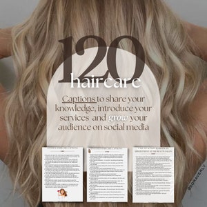 Haircare Captions Hairstylist Social Media Content Beauty Salon ...